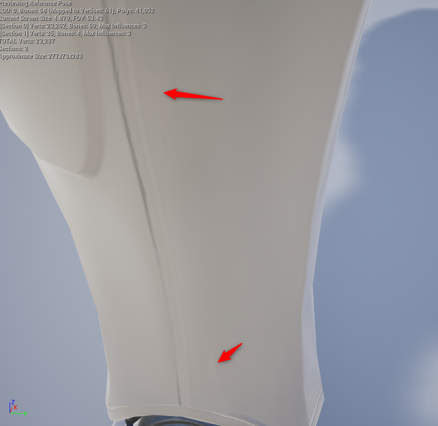 UnrealEngineにおけるSkeletalMeshのUV作成時の注意点 · hakobuneworks